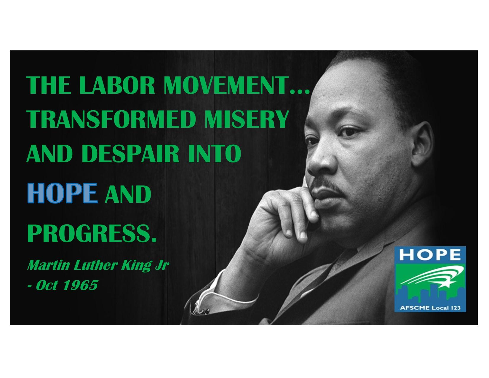 HOPE Members join in MLK Jr Parade | HOPE AFSCME Local 123