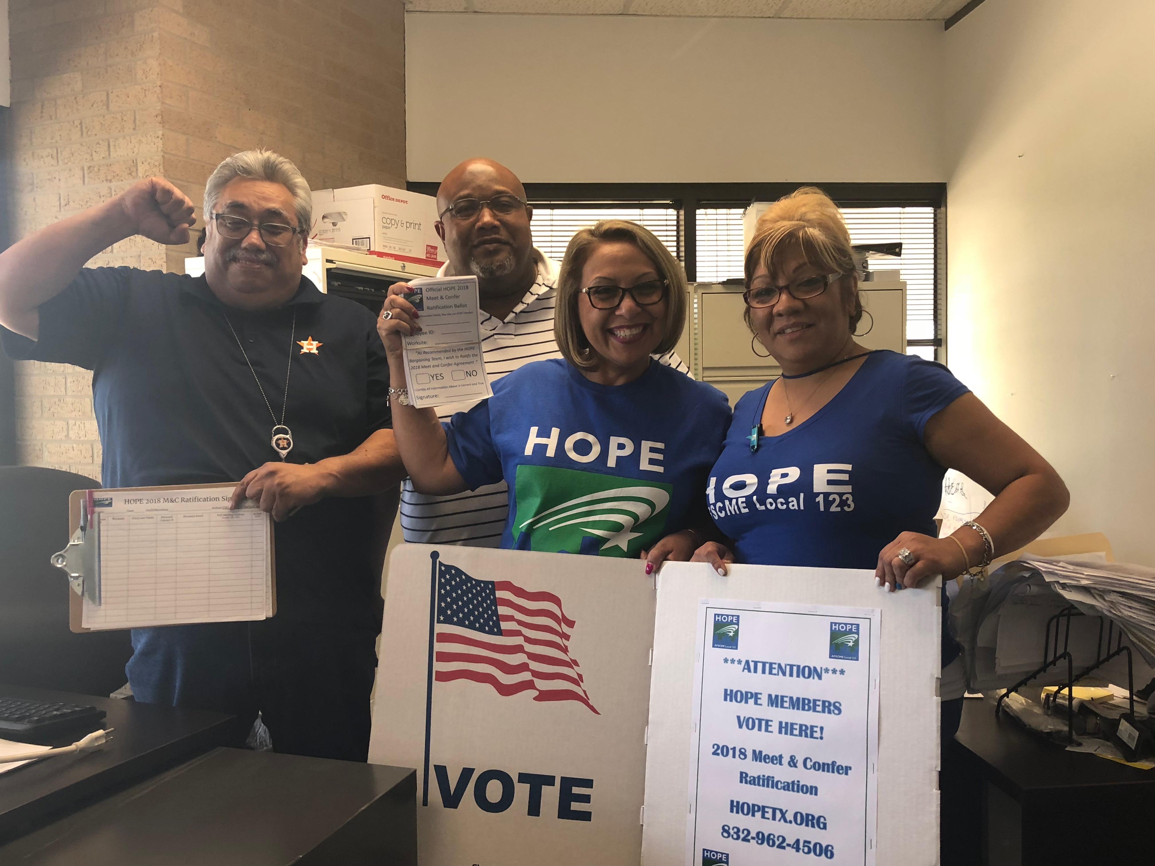 2018 Meet and Confer Agreement Online Ratification | HOPE AFSCME Local 123